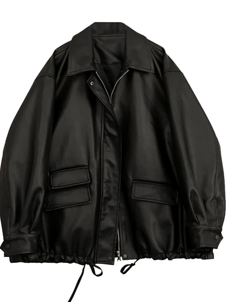 Midnight Rebel Oversized Jacket – Y2k Apparel