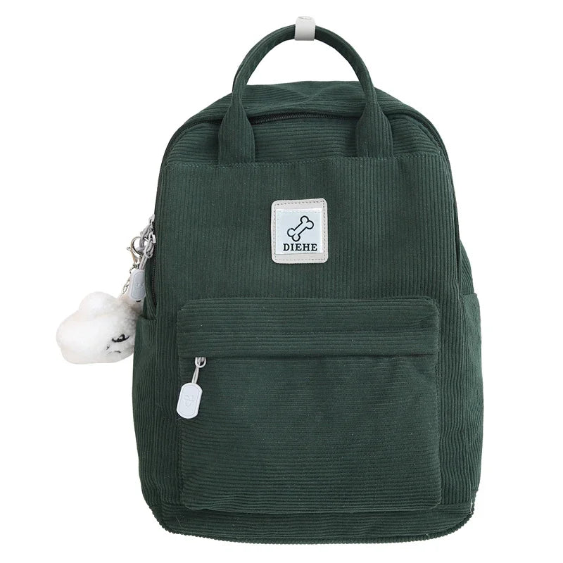 Teddy Corduroy Backpack – Y2k Apparel
