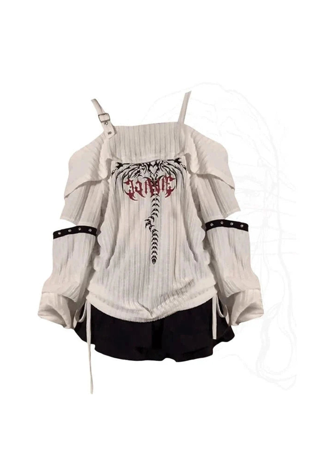 Buy Gothic Serpent Two-Piece Set - Y2k Apparel